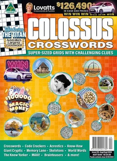Lovatts Colossus Crosswords Magazine Subscription