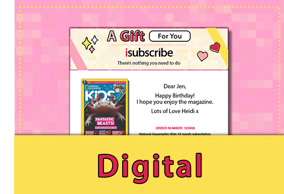 Free iCard with every order - isubscribe.co.nz